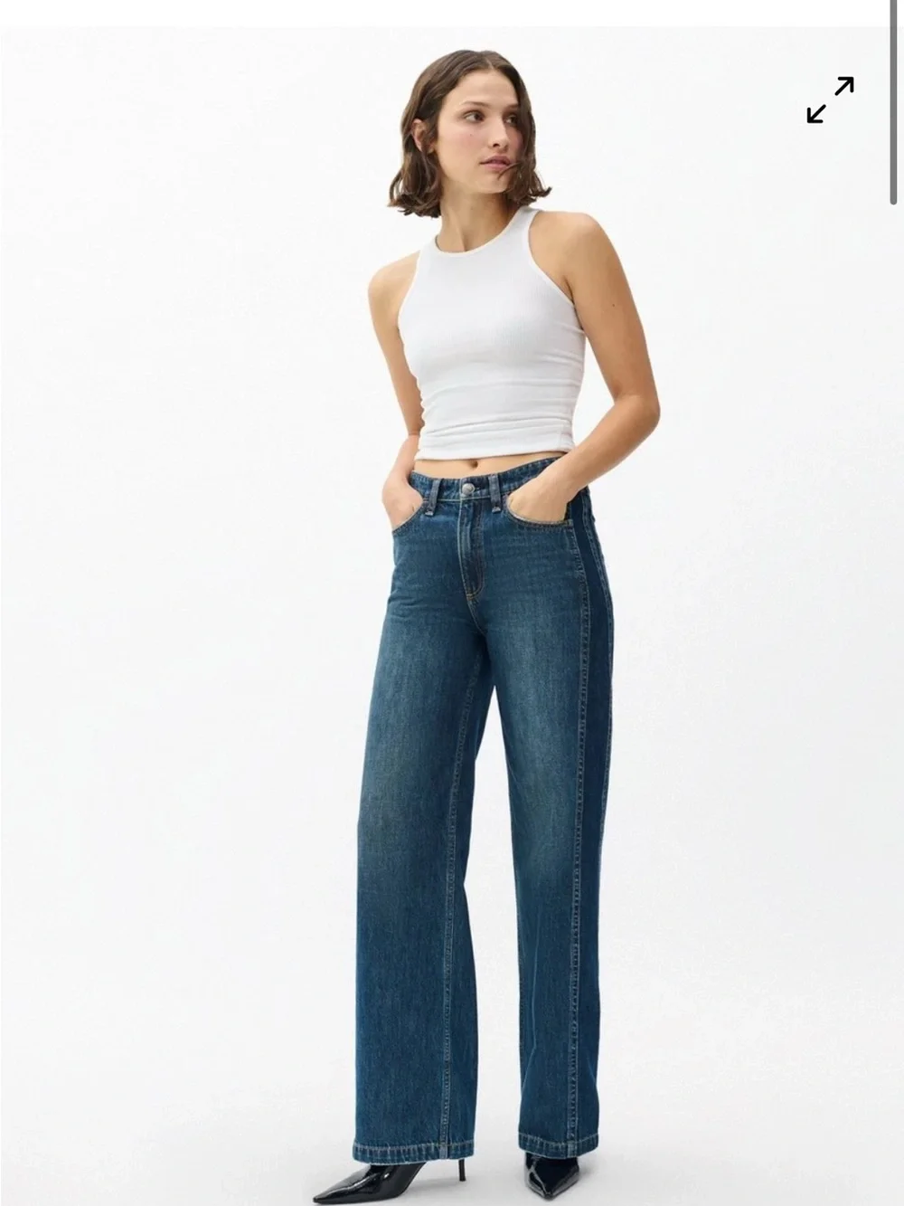 rag & bone | Jeans | Rag And Bone Logan Spliced Wideleg Jean | Poshmark